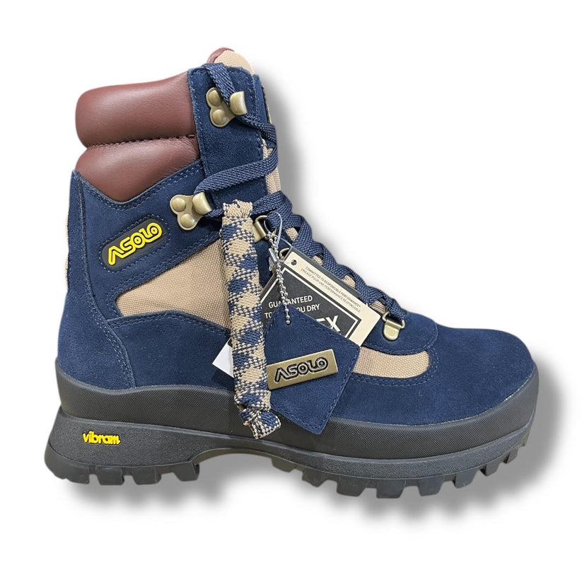 ASOLO SWAMP GTX BOOT NAVY/BEIGE AS-611 – Ballers Clothing Shop